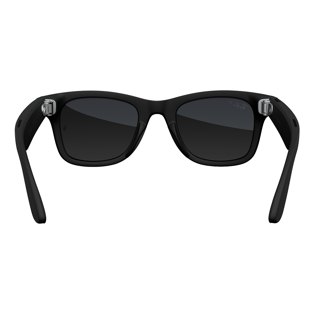 Ray-Ban Meta Glasses Wayfarer Large Polarized Gradient Graphite - Matte ...
