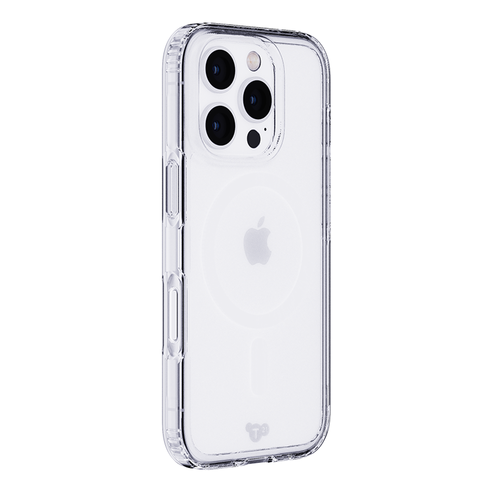 Tech21 Evo Clear Case MagSafe for Apple iPhone 16 Pro - Clear | Accessories at T-Mobile for Business