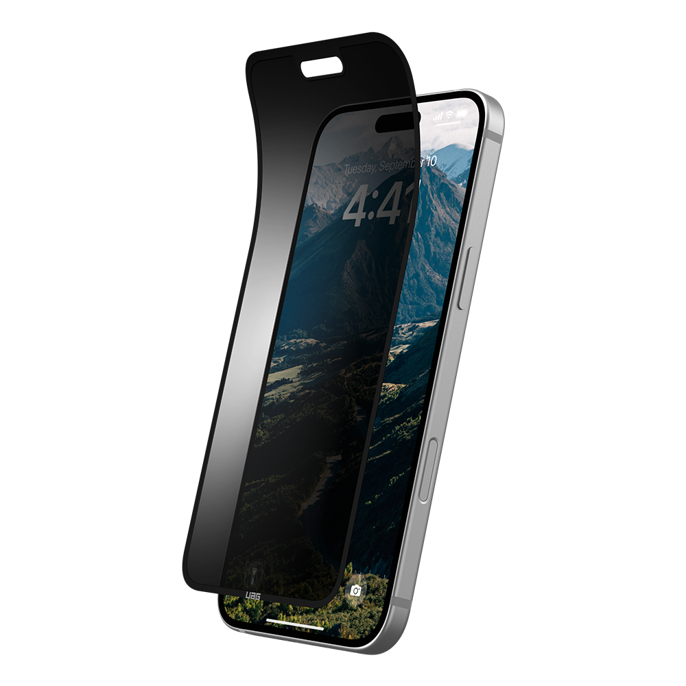 UAG Removable 2-Way Privacy Screen On-Demand Eco for iPhone 16 Plus/15 ...
