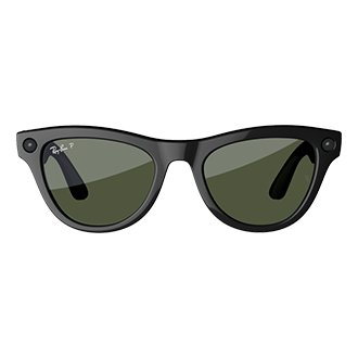 Ray-Ban Meta Smart Glasses Skyler Polarized G15 Green Lens - Shiny ...